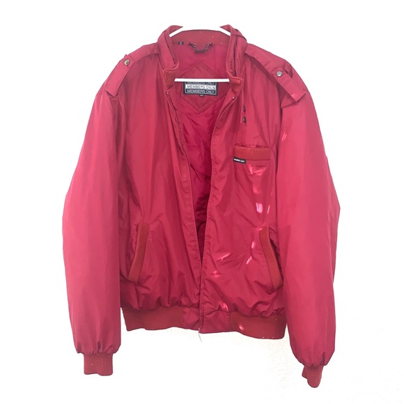 Members Only | Jackets & Coats | Burgundy Members Only Iconic Racer ...